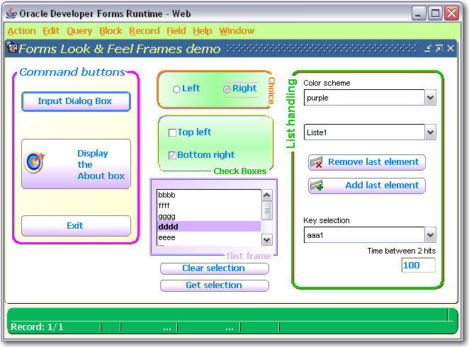 Oracle Forms Look And Feel Project